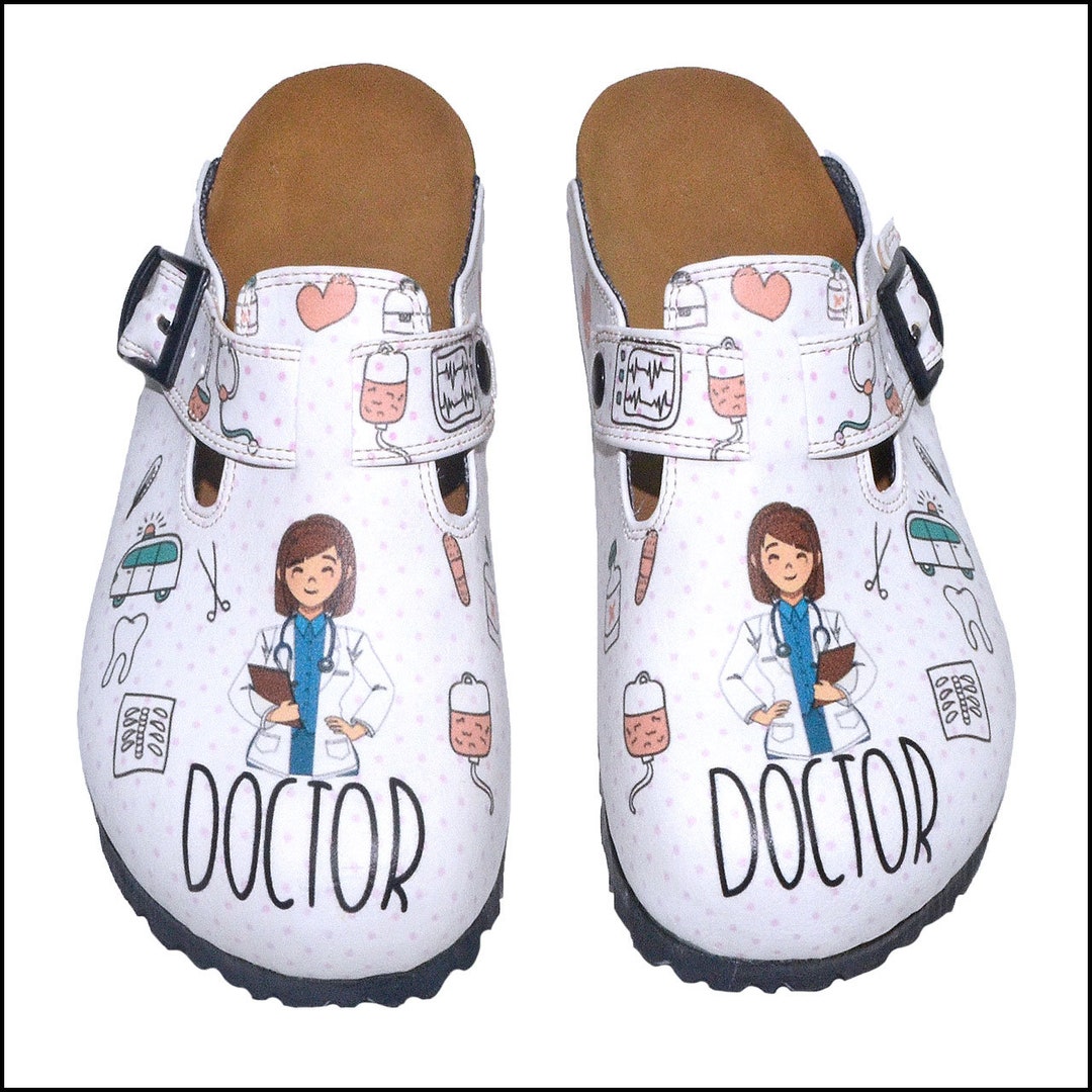 Doctor Clogs: Women's Anatomical Leather Sole Shoes - Etsy
