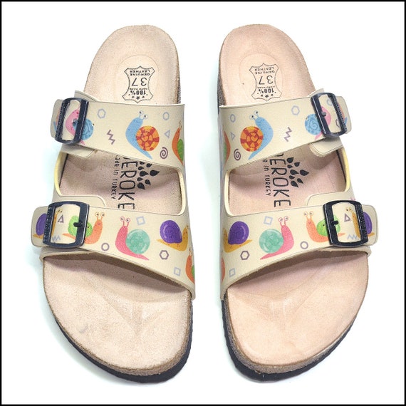 Summer Clogs Women Clogs Double Buckle Sandal SLUGS Themed | Etsy