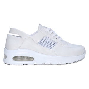 Medical Shoes, Comfortable White Women's Sneakers Designed for ...