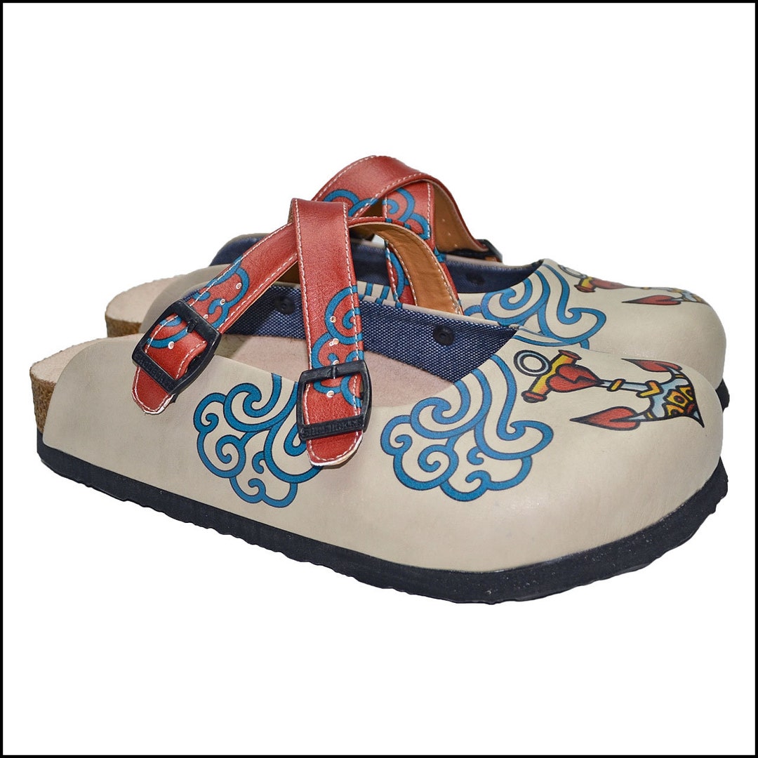 Traveler Clogs, Summer Clogs, TATTOO Themed Professional Women's Criss ...