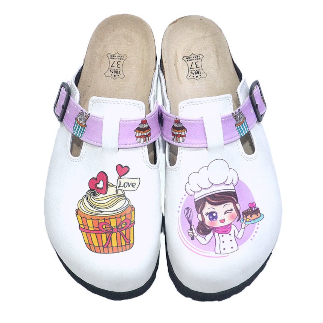 Chef Slippers, Cooker Clogs, Bakery Shoes, Women's Clogs, BAKERY GIRL ...