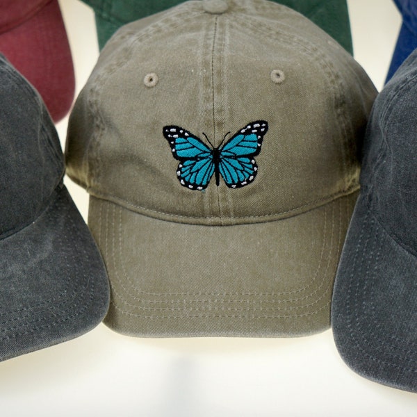 Hat With Butterflies - Etsy