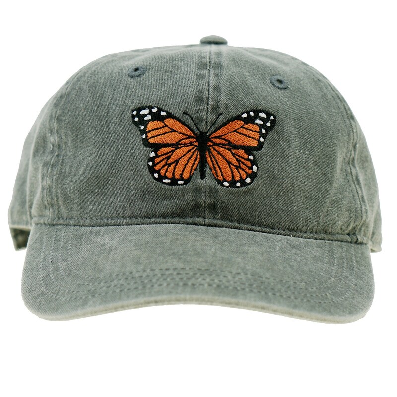 Hat With Butterflies - Etsy
