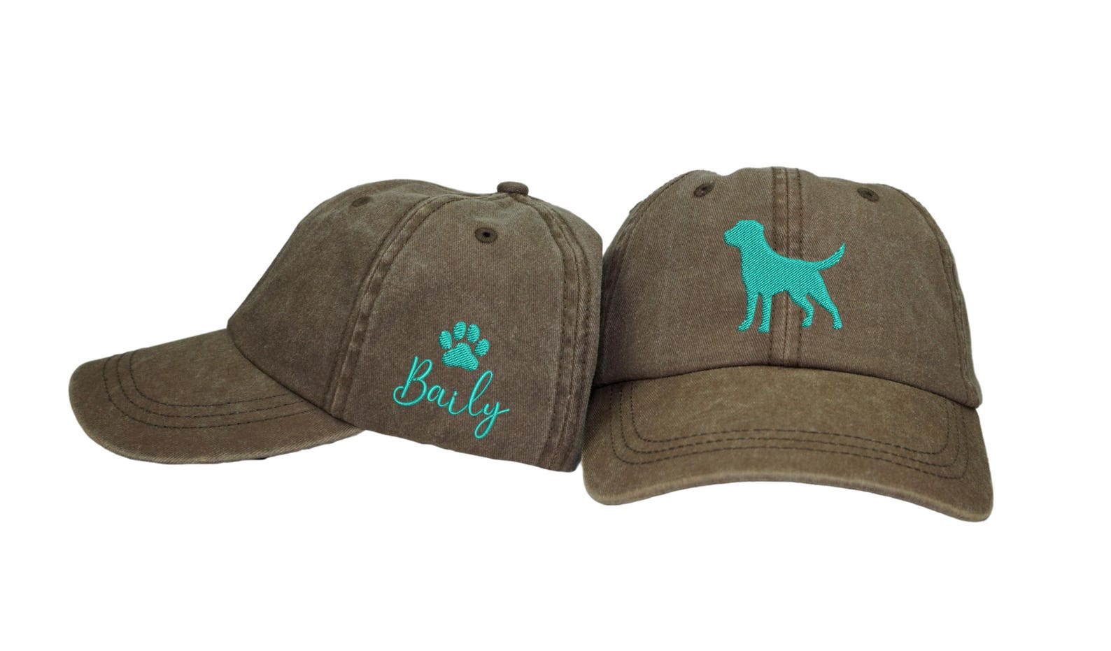Custom Embroidered Dog Breed Hat, Personalized Cotton Twill Cap - Etsy
