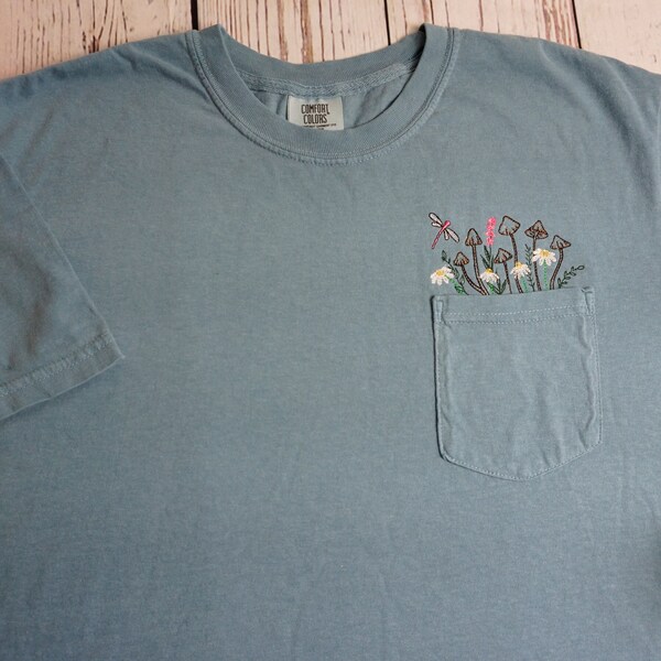 Embroidered Pocket - Etsy