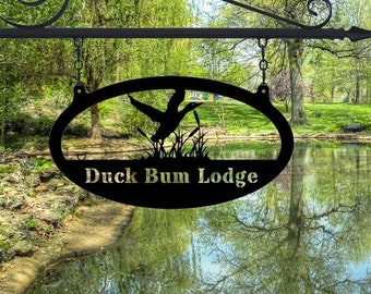Custom Metal Duck Sign - Etsy