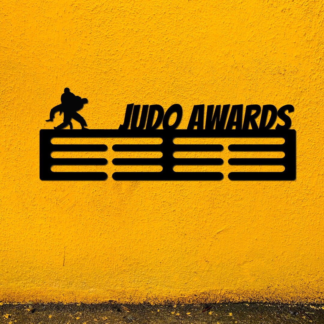 Custom Judo Medal Holder Judo Medal Hanger With Name, 12 Rungs for ...