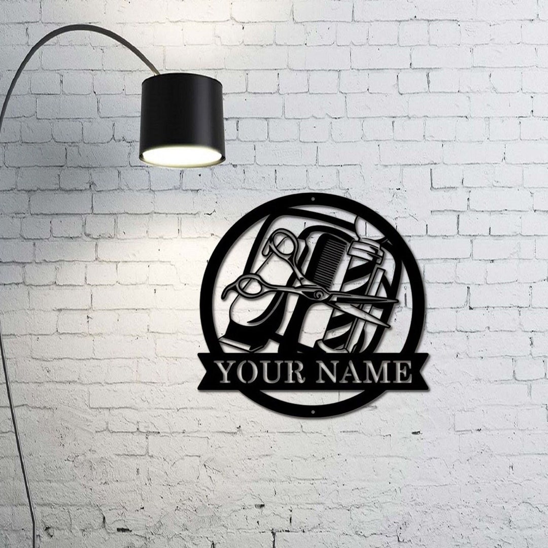 Custom Hair Stylist Name Signpersonalized Hair Dresser Metal - Etsy