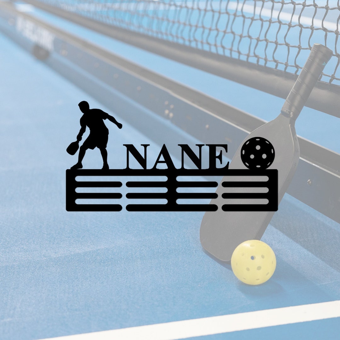 Pickleball Medal Holder Custom Pickleball Medal Hanger With Name, 12 ...