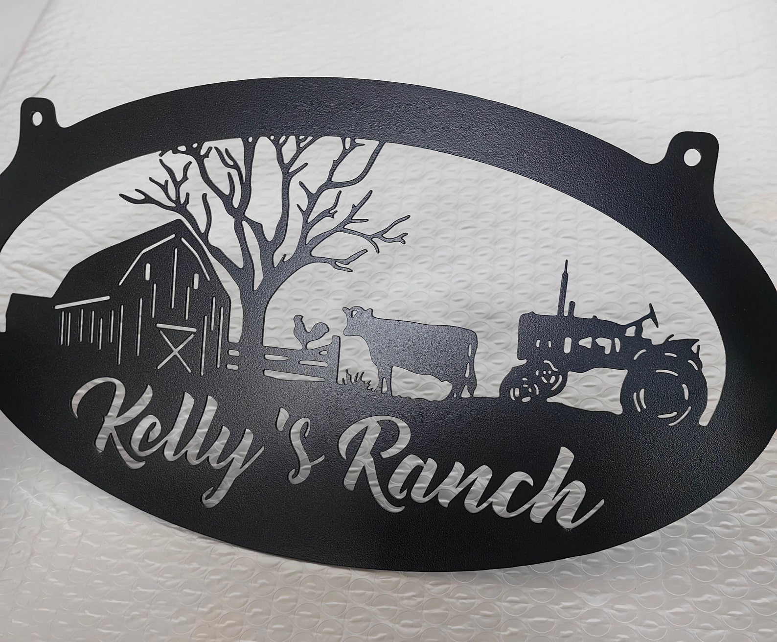 Custom Metal Ranch Sign Metal Barn Sign Name Sign Metal Farm Sign Metal ...