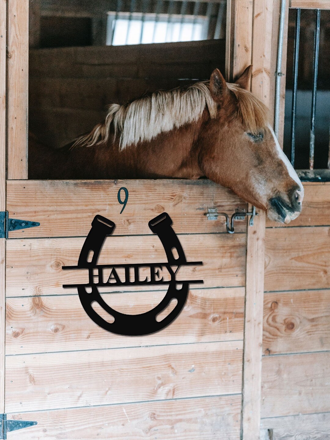 Custom Horse Name Sign Stable Name Plaque Horse Stall Sign Horse Farm ...