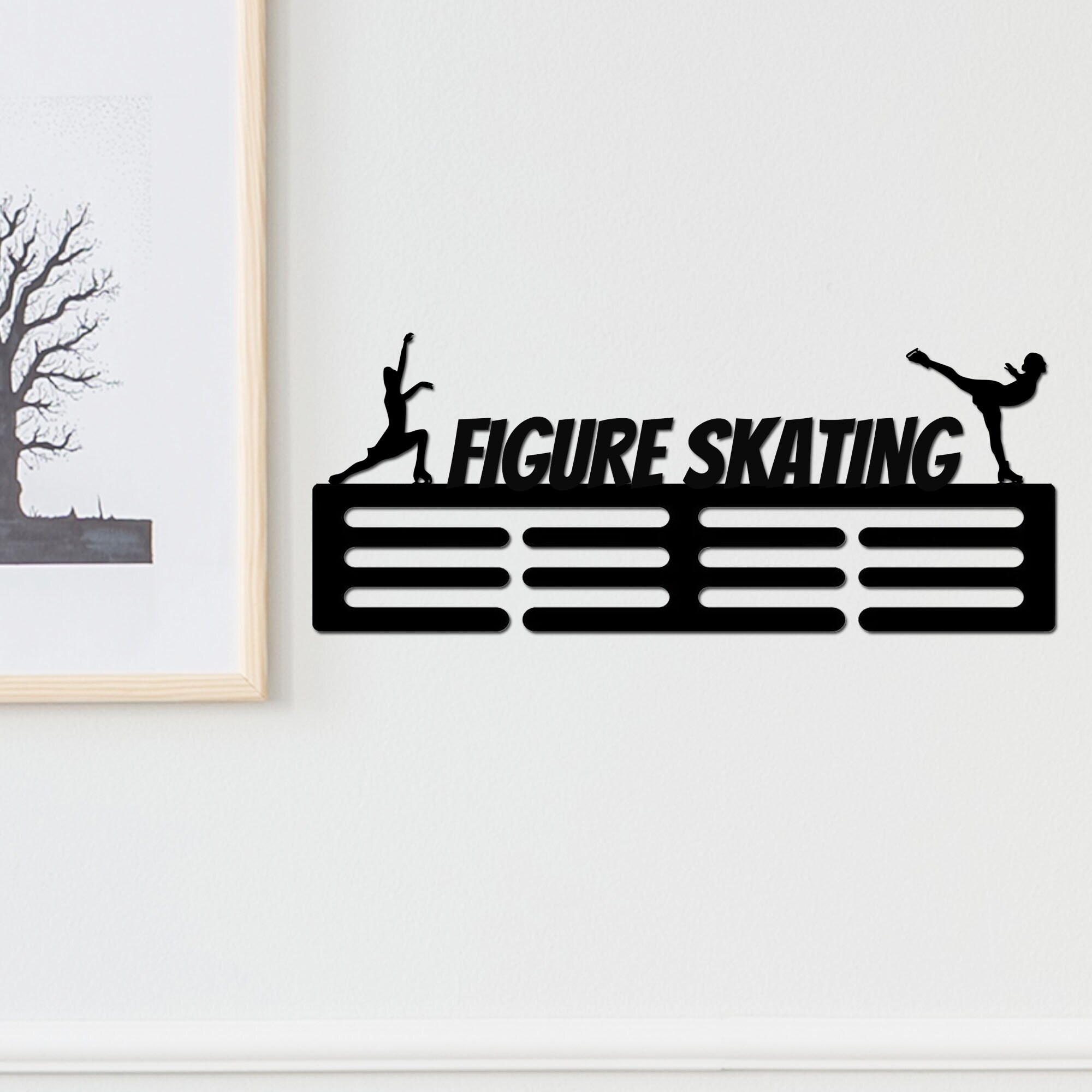 Custom Figure Skating Medal Hanger Figure Skating Medal Holder With ...