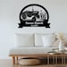 Metal Tractor Sign Personalized Tractor Metal Wall Art Custom Farm Sign ...