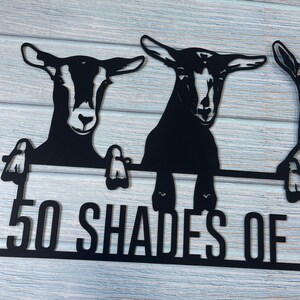 Custom Goat Sign Goat Farm Wall Decor Personalized Goat Ranch Sign Goat ...