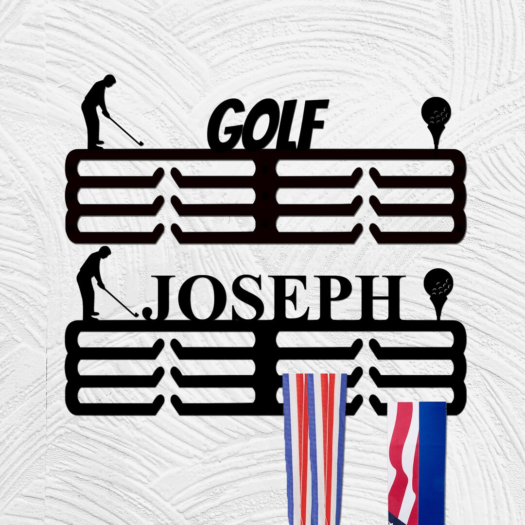 Custom Golf Medal Hanger Golf Medal Holder Golf Medal Display Medal ...