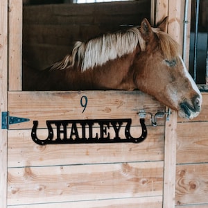 Personalized Horse Stall Name Plate Horse Stall Sign Horse - Etsy
