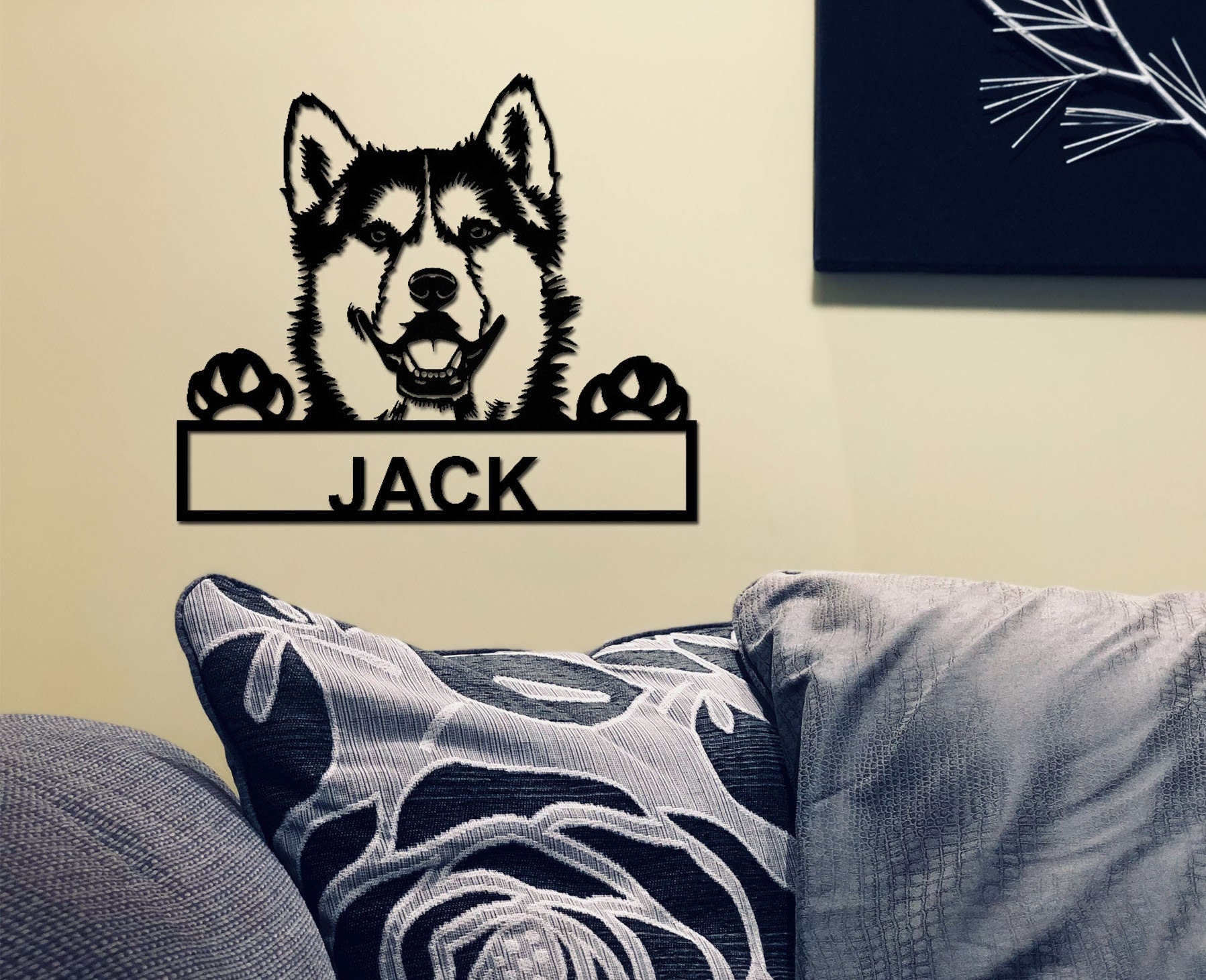 Personalized Siberian Husky Sign Dog Name Sign Siberian Husky - Etsy