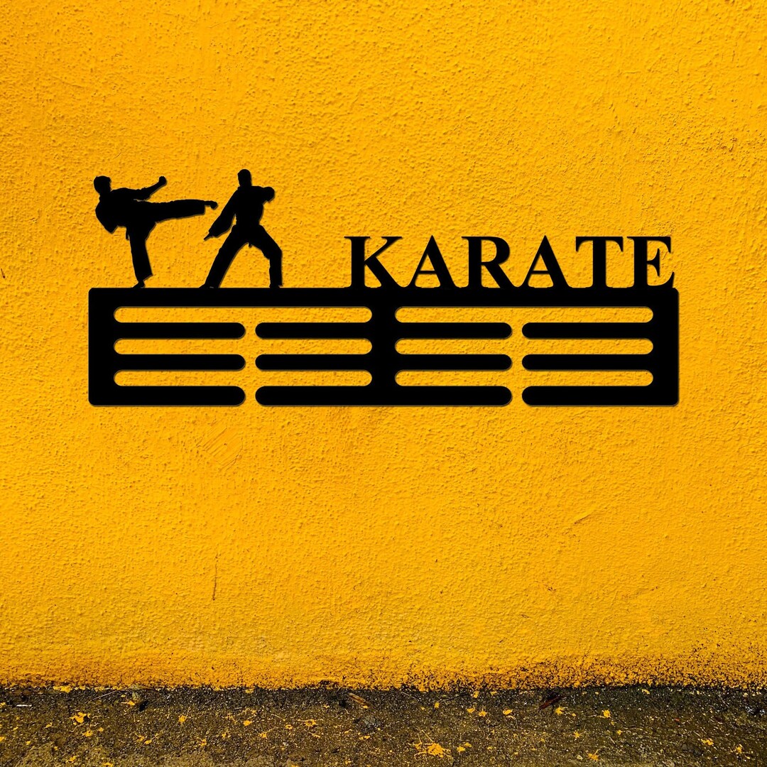Custom Metal Karate Medal Holder Karate Medal Hanger Medal Display ...
