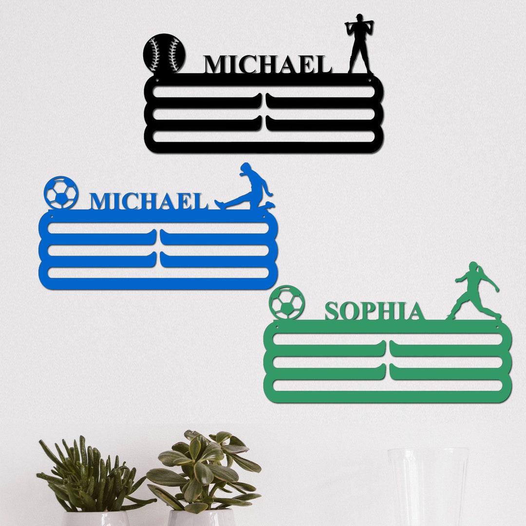 Custom Metal Medal Hanger Medal Holder With Name Display Rack for ...
