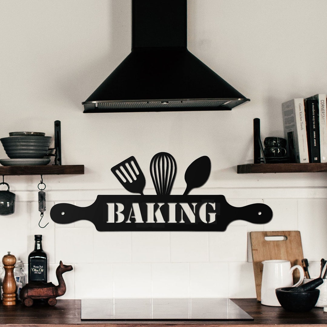 Custom Kitchen Metal Sign Personalized Kitchen Wall Decor Kitchen Metal ...