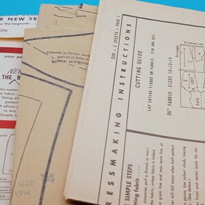 Vintage 1950s Basic Fitting Dress Pattern - Butterick 200 - Sloper or ...