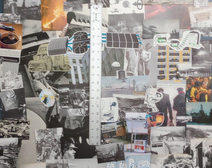 GRUNGE [#3] Collage Cutout Bundle Pack: 50+ INDUSTRIAL Cutout Vintage ...