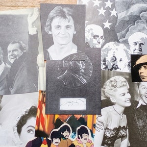 FAMOUS PEOPLE #1 Collage Image Pack: 50+ Cutout Vintage Images for ...