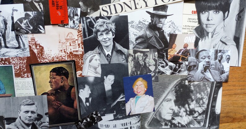 FAMOUS PEOPLE 1 Collage Image Pack: 50 Cutout Vintage Images for Mixed ...