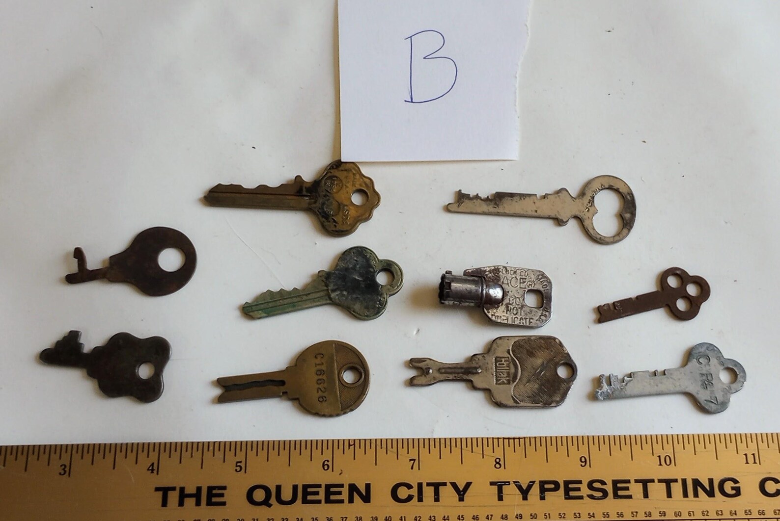Rusty Vintage Keys Various Types Cabinet House Car Vending Sets of 10 ...