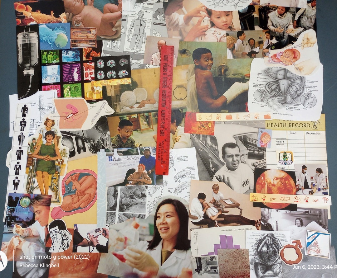 MEDICAL / HEALTH #1 Collage Cutout Bundle Pack: 50+ MEDICAL Cutout ...