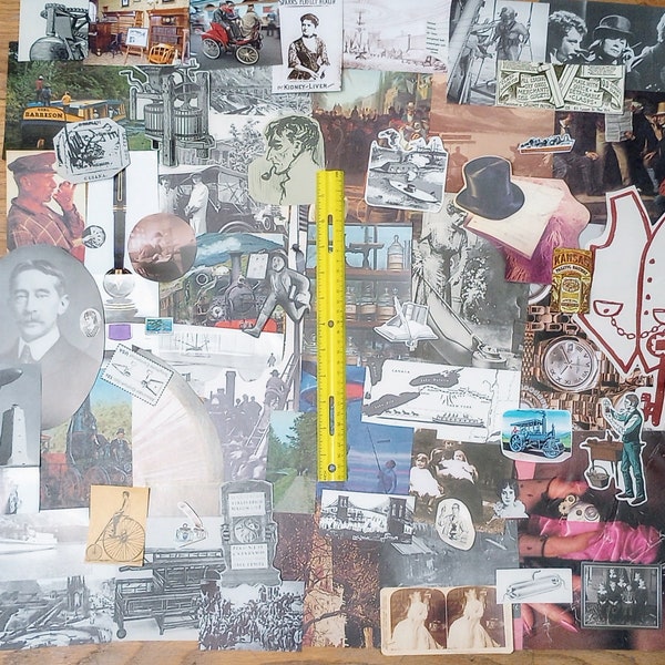 Steampunk Collage - Etsy