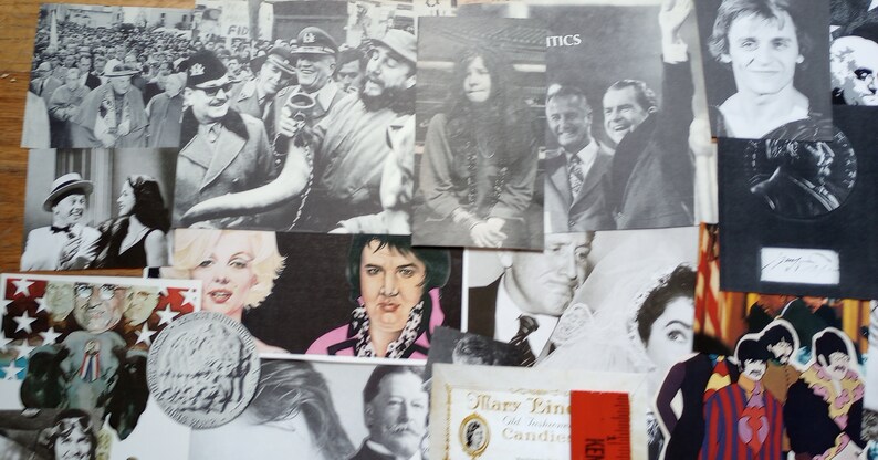FAMOUS PEOPLE #1 Collage Image Pack: 50+ Cutout Vintage Images for ...