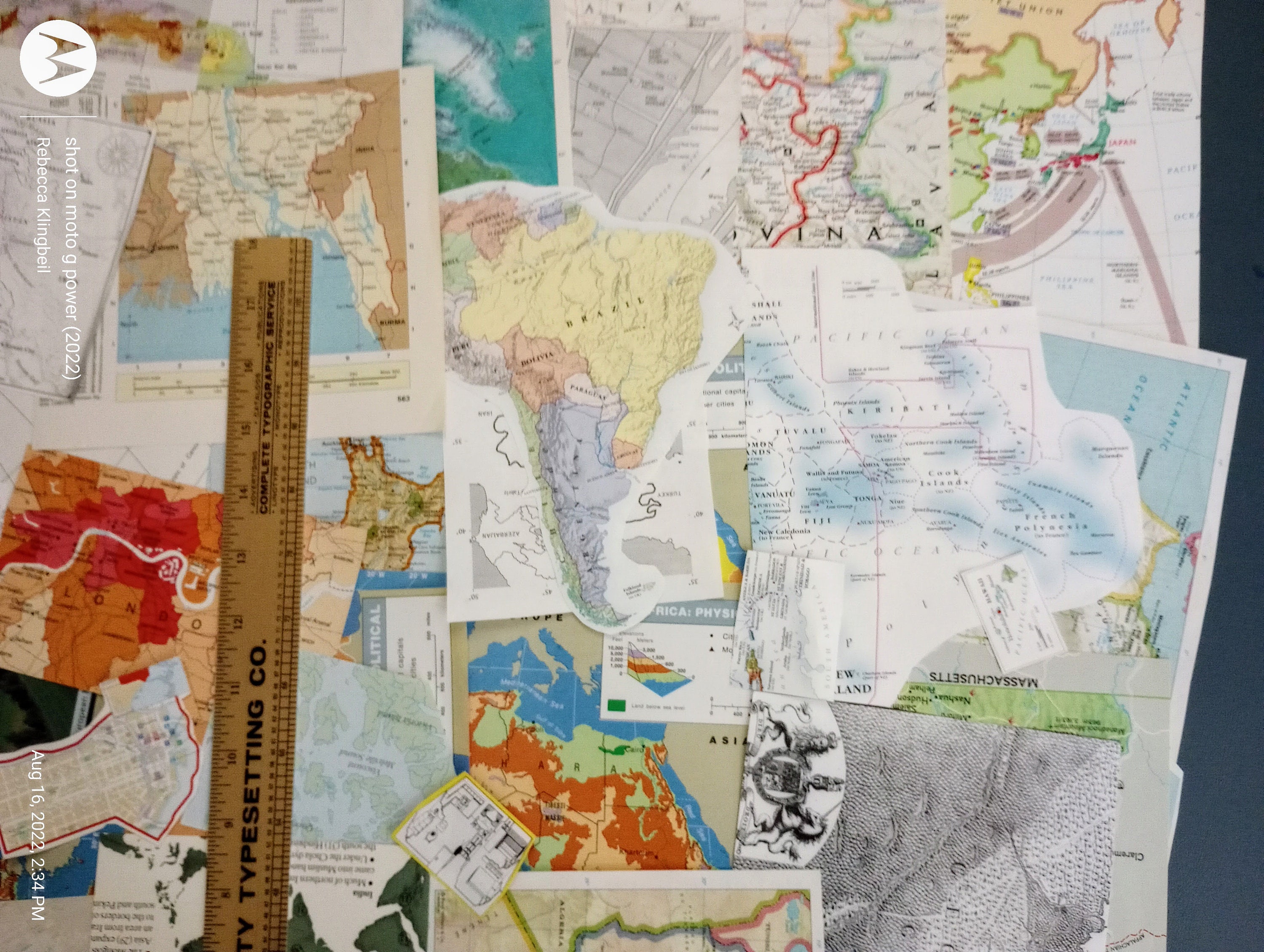 MAPS Collage Cutout Pack: 50 Cutout Vintage Images for Mixed Media ...