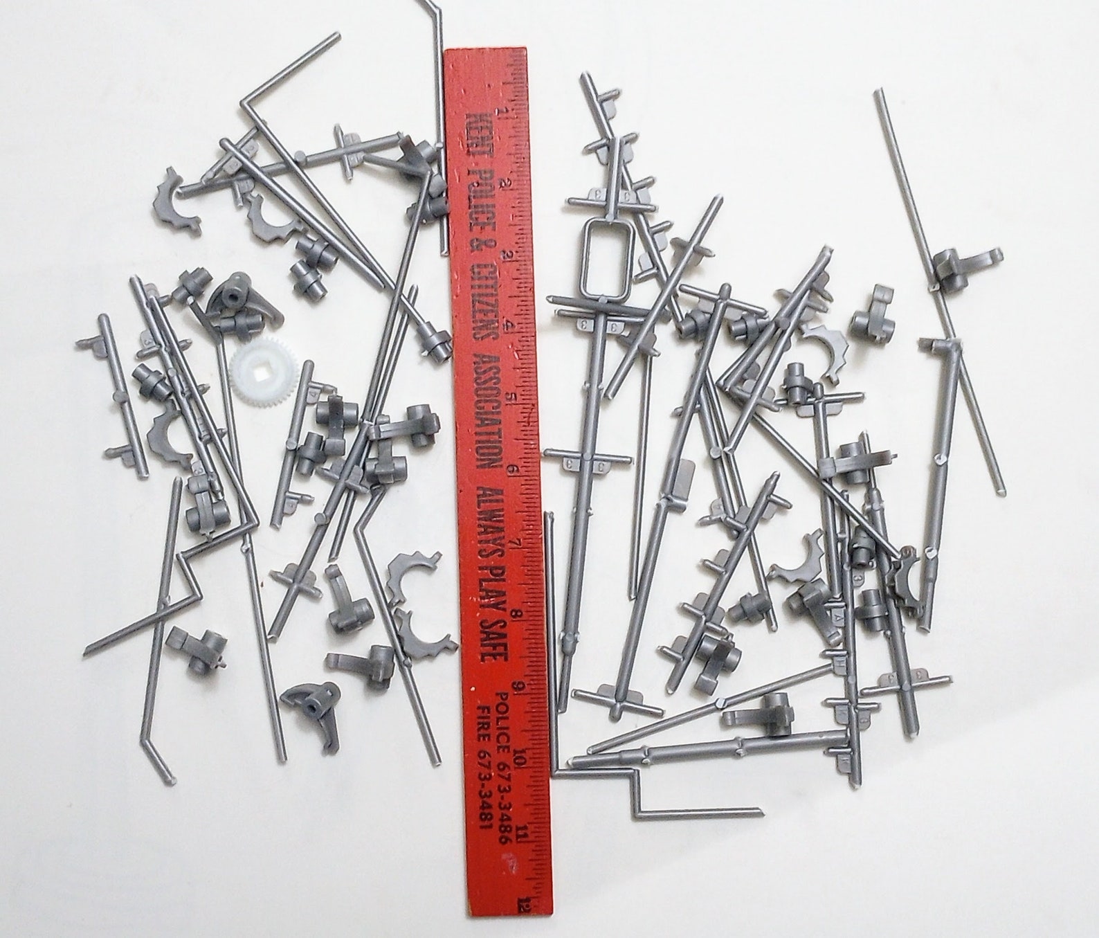 Plastic Model Parts and Sprue for Assemblage, Collage, or Kitbashing ...