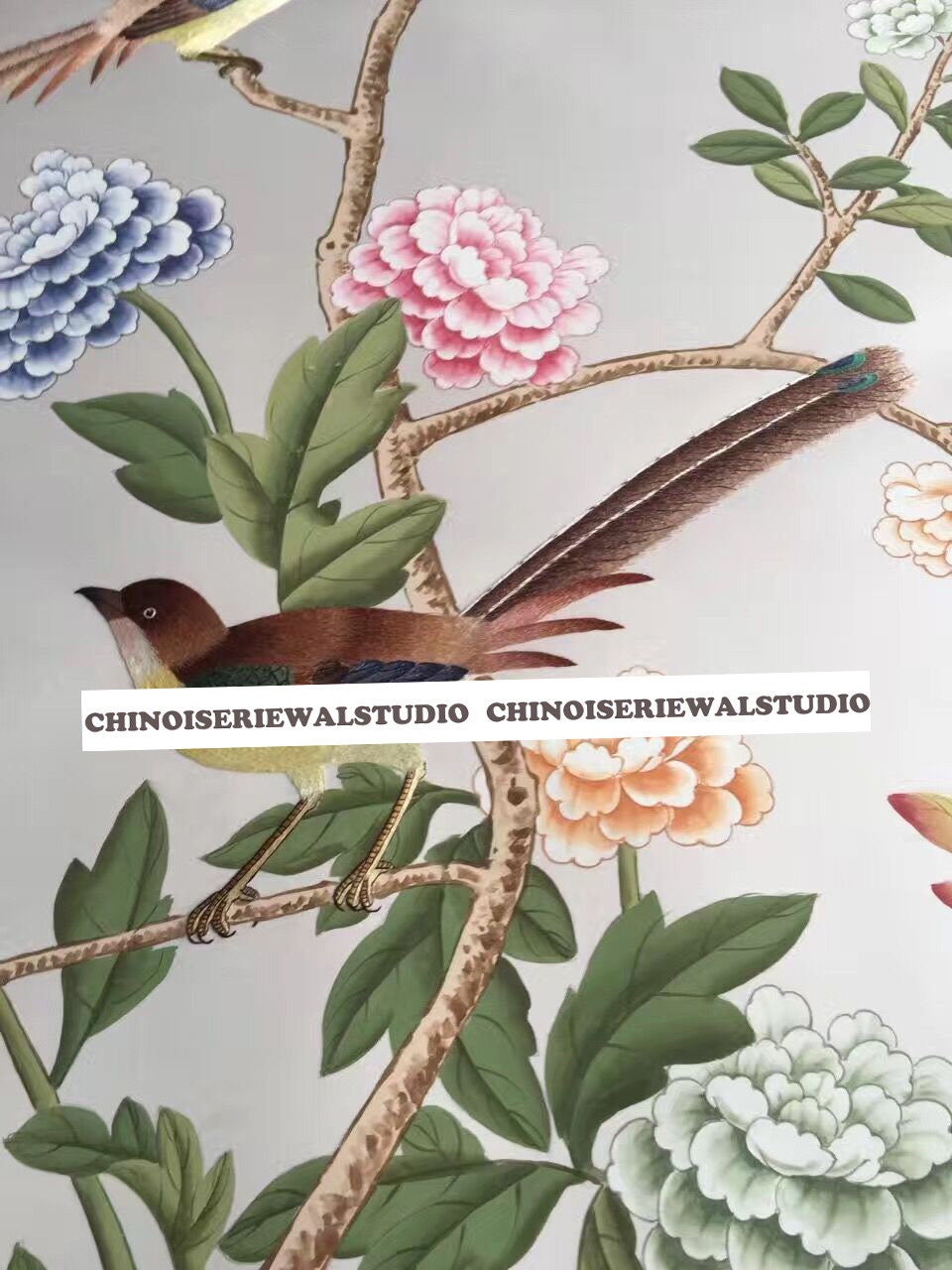 Chinoiserie Wallpapers Chinoiserie Panels Hand Painted Artworks With ...