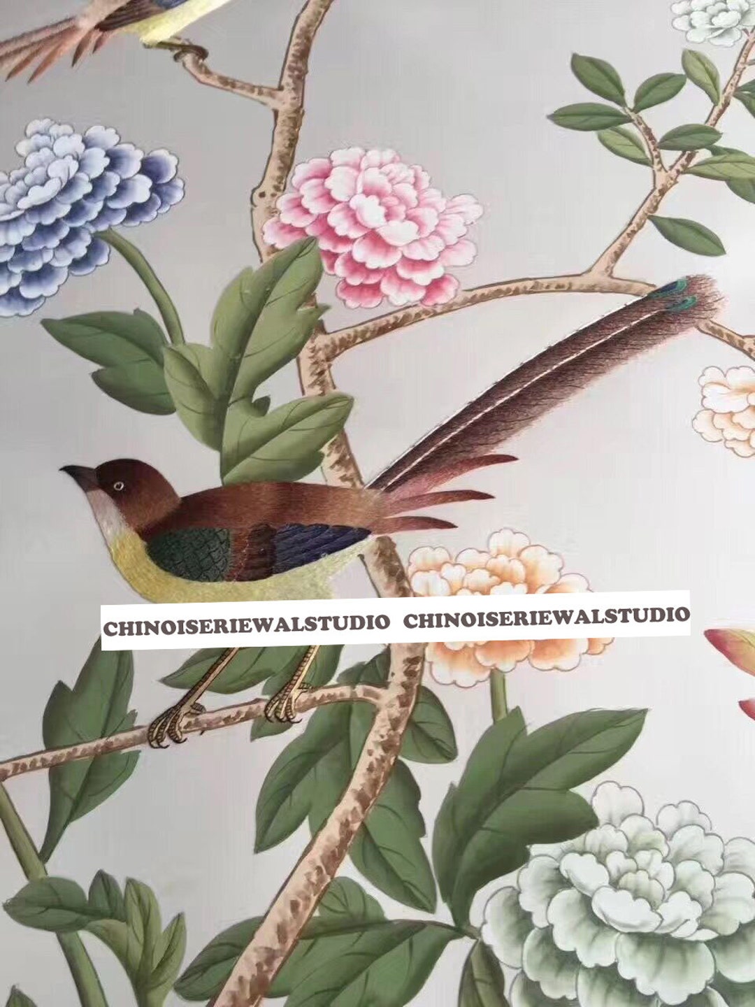 Chinoiserie Wallpapers Chinoiserie Panels Hand Painted Artworks With ...