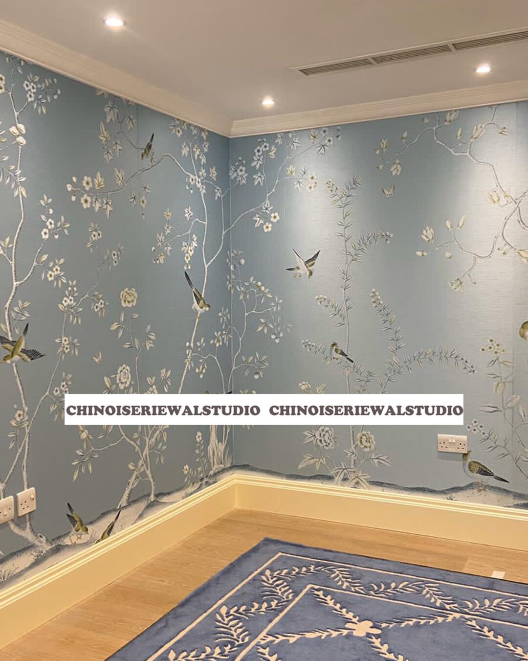 Chinoiserie Wallpapers Chinoiserie Panels Hand Painted Wallpapers on ...