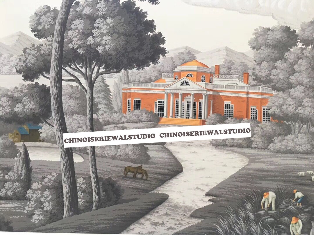 Panoramic Murals Hand Painted Wallpapers on Scenic Paper - Accept ...