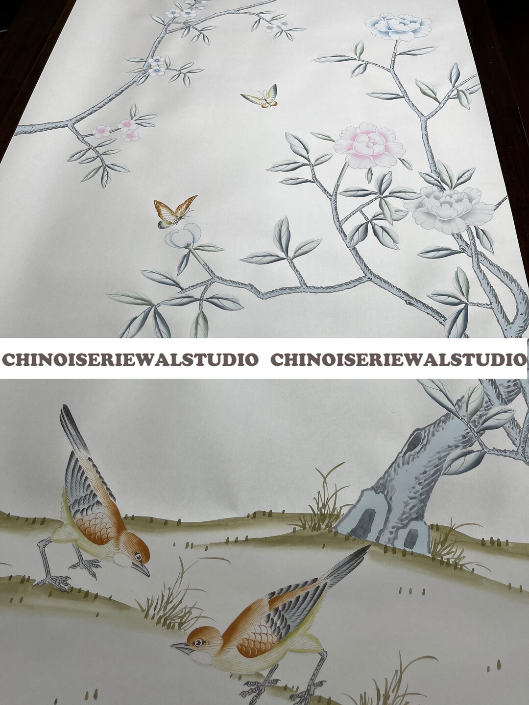 Chinoiserie Wallpapers Chinoiserie Panels Hand Painted Artworks on ...