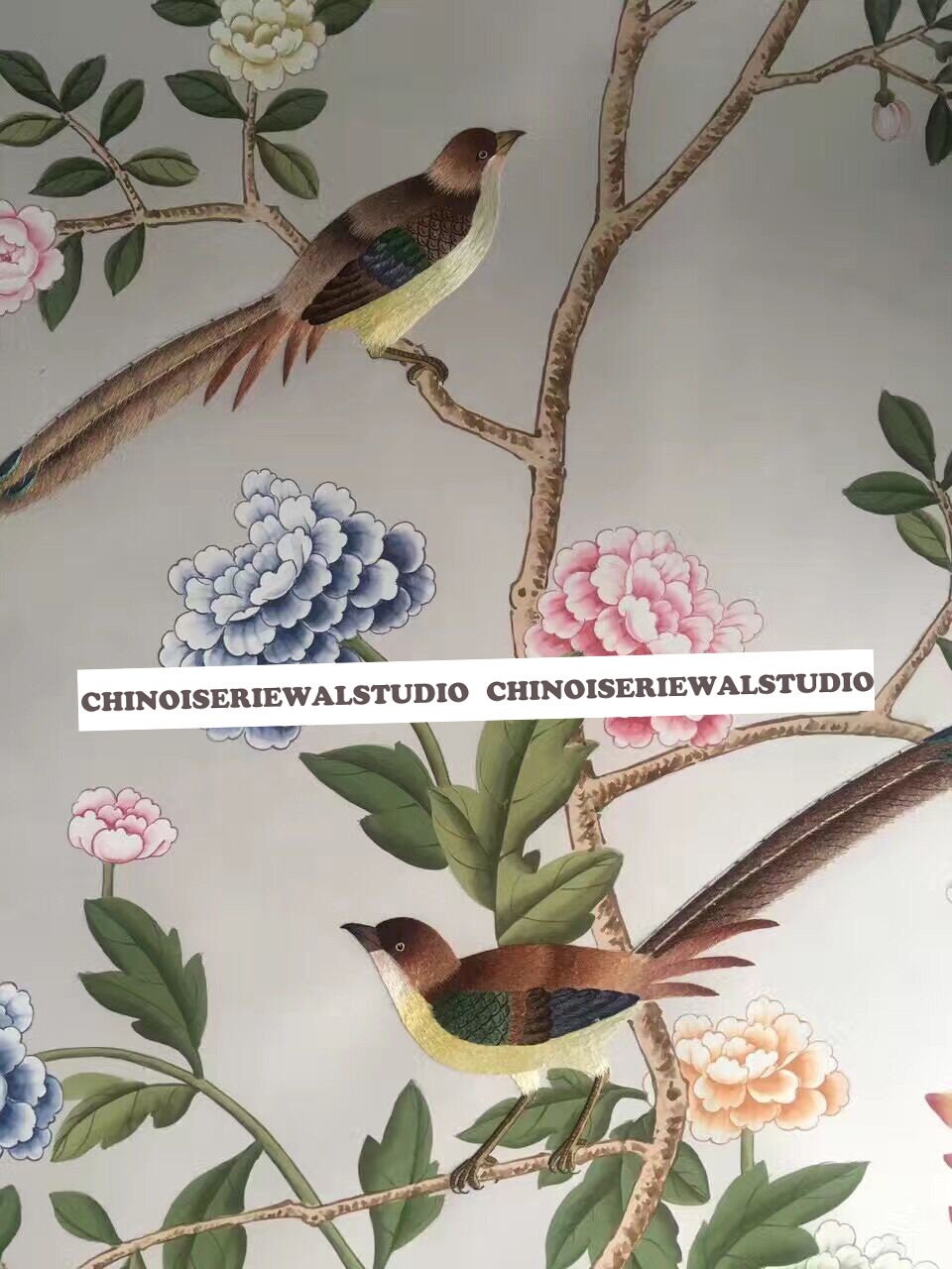 Chinoiserie Wallpapers Chinoiserie Panels Hand Painted Artworks With ...
