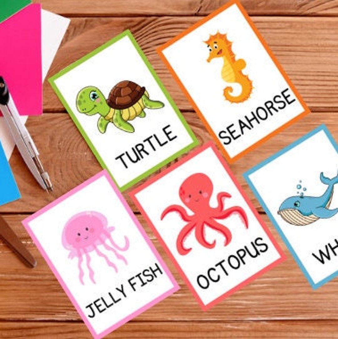 Sea Life Flashcards, Educational Flashcards, Home Education Resources ...