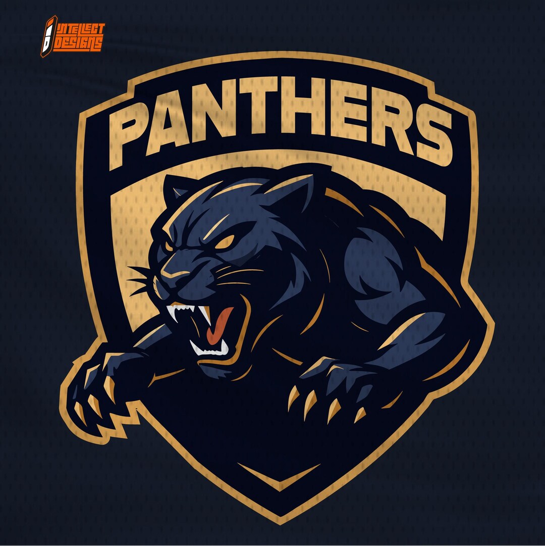 Fierce Panther Mascot Logo | Instant Download | Youth Sports, Esports ...