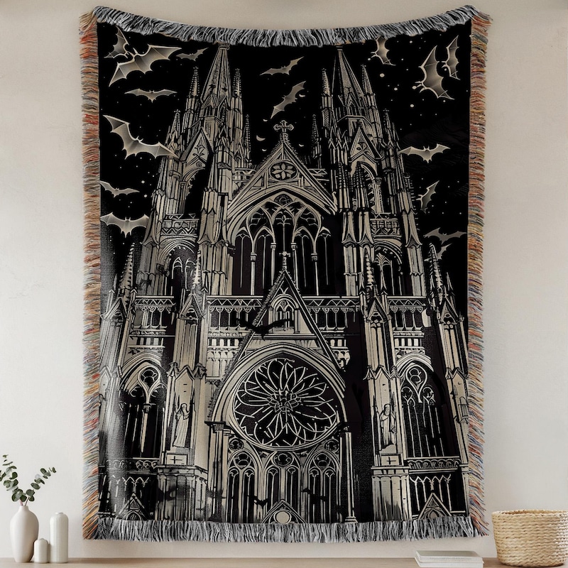 Wall Tapestry Gothic Style - Etsy UK