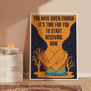 Start Receiving Vertical Poster: Celestial Self Love Art and ...