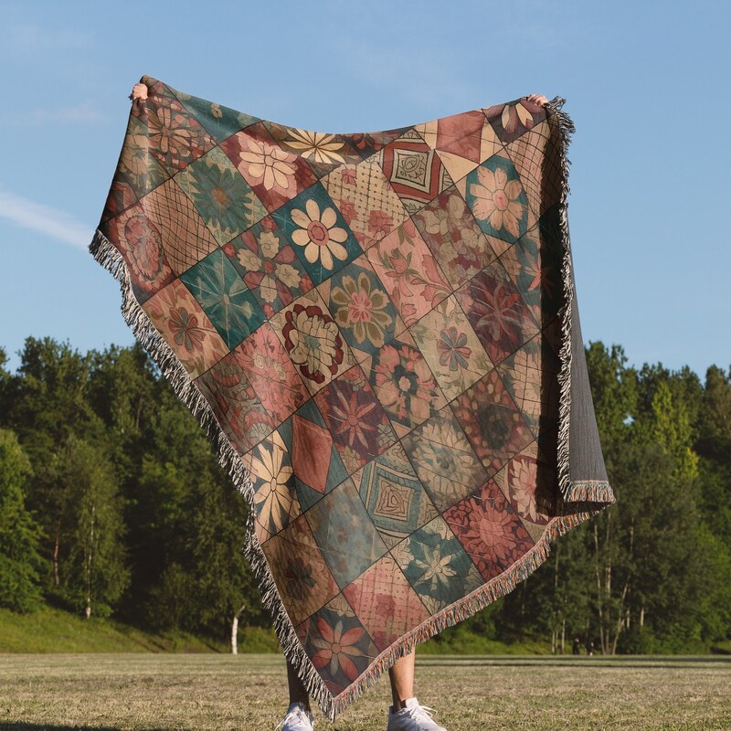 Bohemian Throw Blanket - Etsy