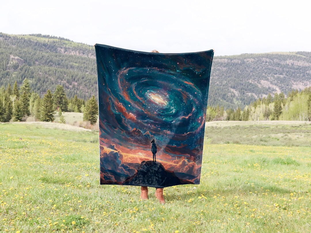 Cosmic Starlight Blanket: Vintage Astrology Tapestry, Celestial Moon ...