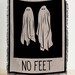 No Feet Ghost Woven Throw Blanket: Retro Halloween Woven - Etsy