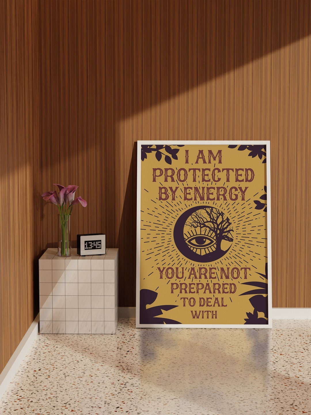 Divinely Protected DIGITAL PRINT: Mystical Wall Art and Spiritual ...