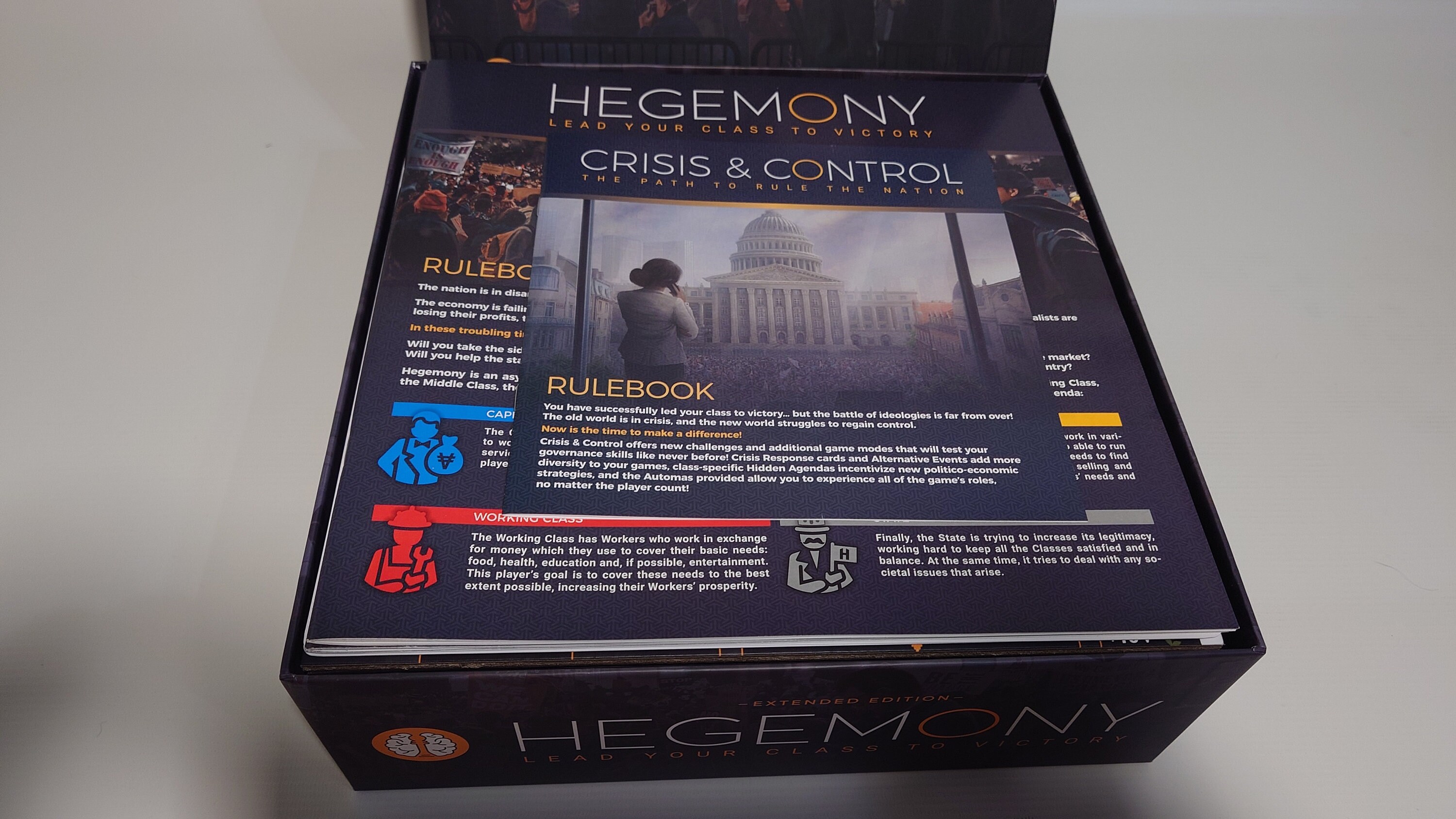 3D Printed Boardgame Insert for Hegemony: Lead Your Class to Victory, Incorporating the Crisis ...
