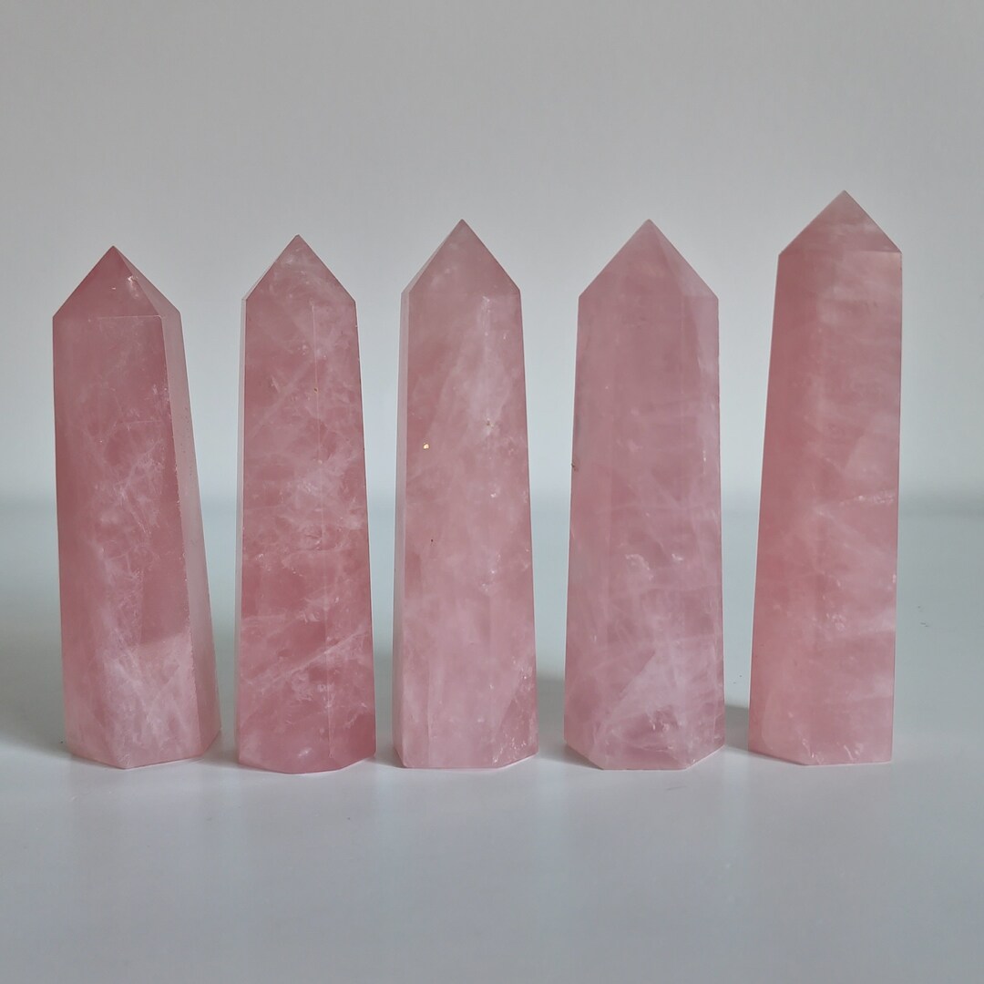 Rose Quartz Towers - Etsy